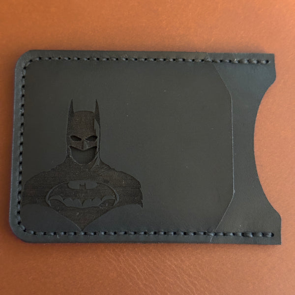 The Bat Wallet - ID Window Pocket Wallet – Falcon Ridge Leather Co.